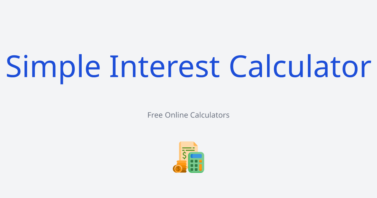 Simple Interest Calculator